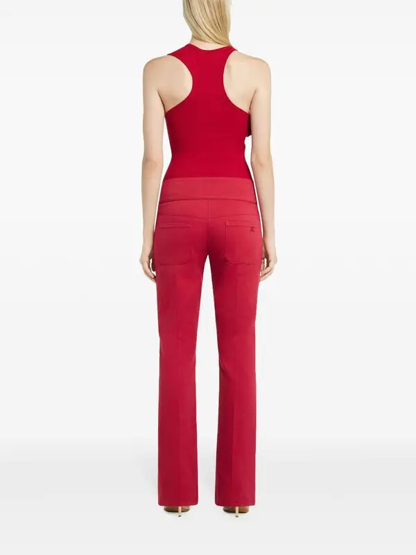 COURREGES Bootcut Trousers - Red