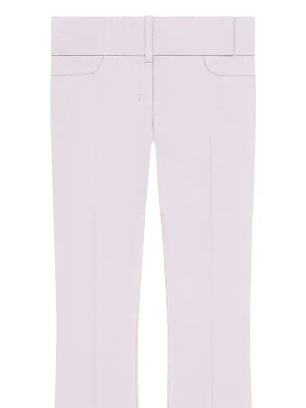 COURREGES Belted Bootcut Trousers