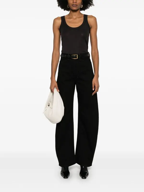 LEMAIRE Cotton Tank Top - Black