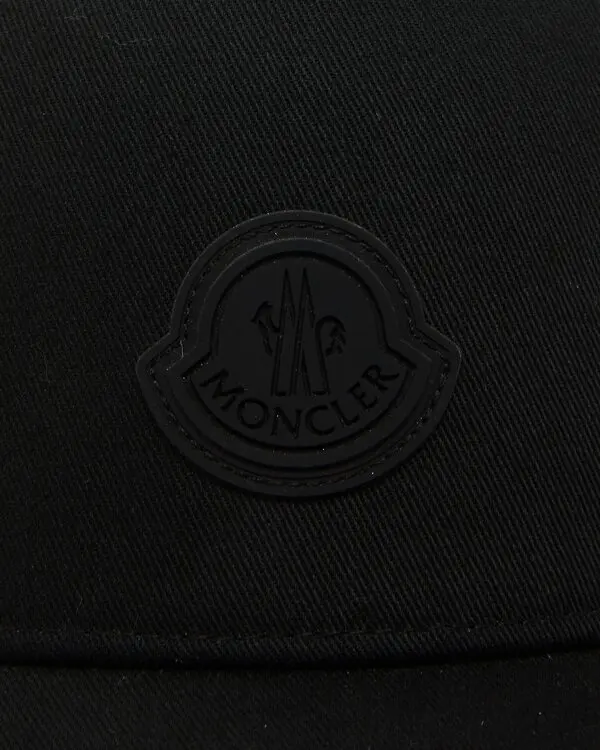 Moncler Logo Baseball Cap - Black