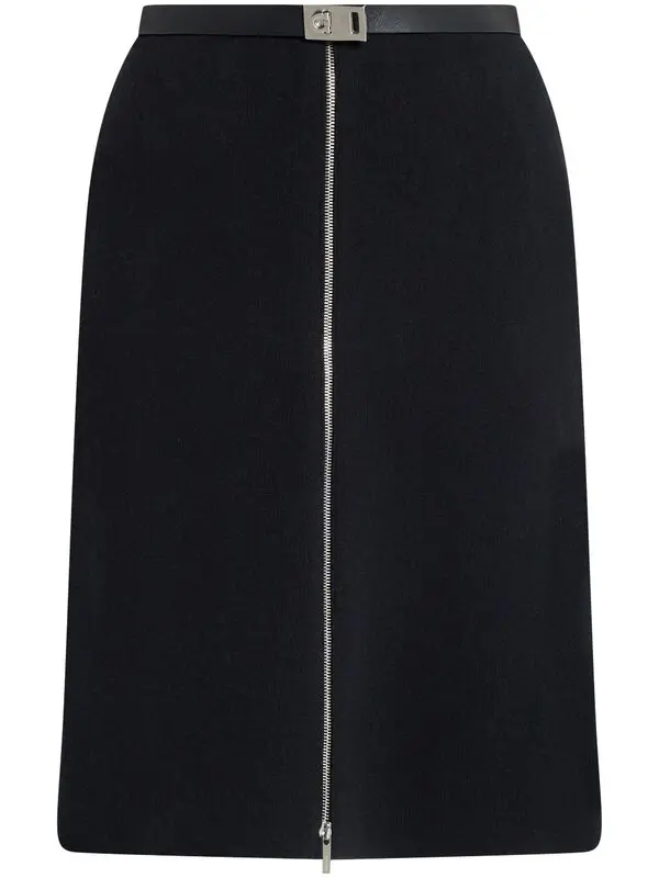 FERRAGAMO Gancini Buckle Skirt - Black