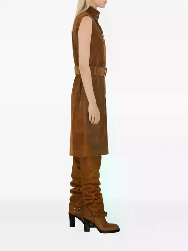 Burberry Suede Dress With Belt
