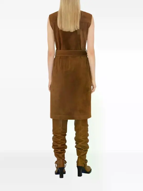 Burberry Suede Dress With Belt