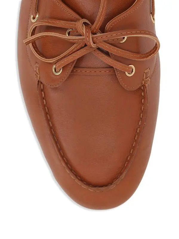 Bally Plume Boat Shoes - Brown