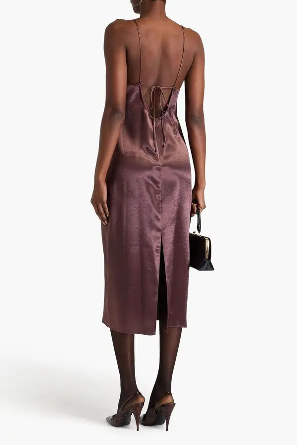 Tibi Satin-crepe Midi Slip Dress
