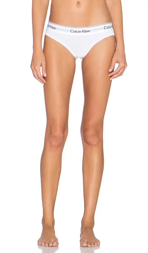 Calvin Klein Icon Cotton Modal Bikini Underwear - White