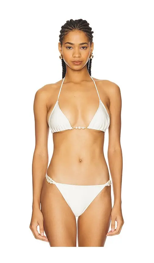 SHANI SHEMER Giselle Bikini Top - Cream