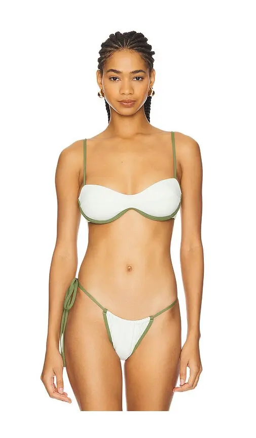Significant Other Sutton Bikini Top - Honeydew
