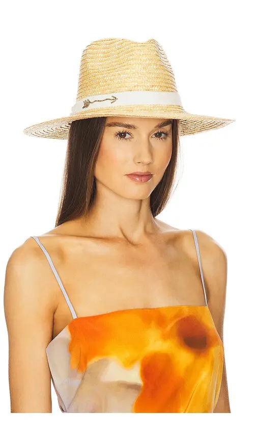 NIKKI BEACH Alix Straw Hat - Beige