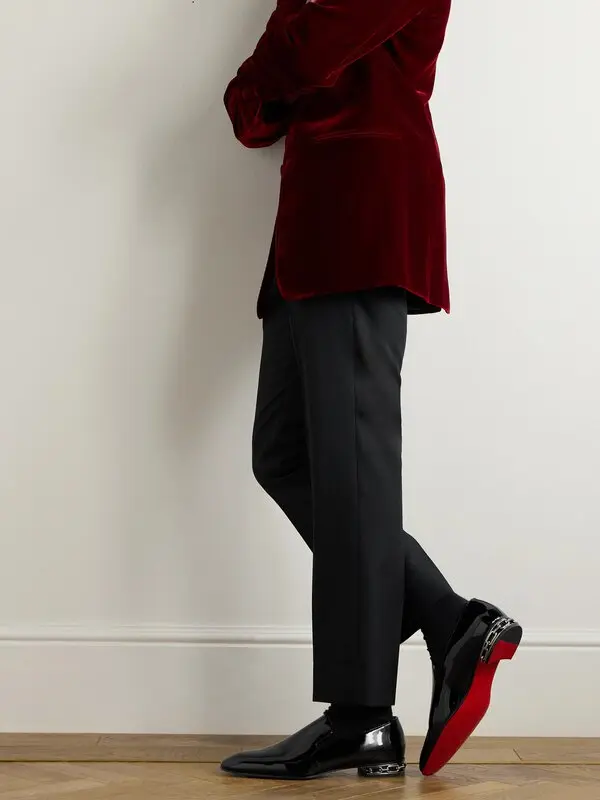 Christian Louboutin Dandy Atlas W Patent-Leather Loafers 