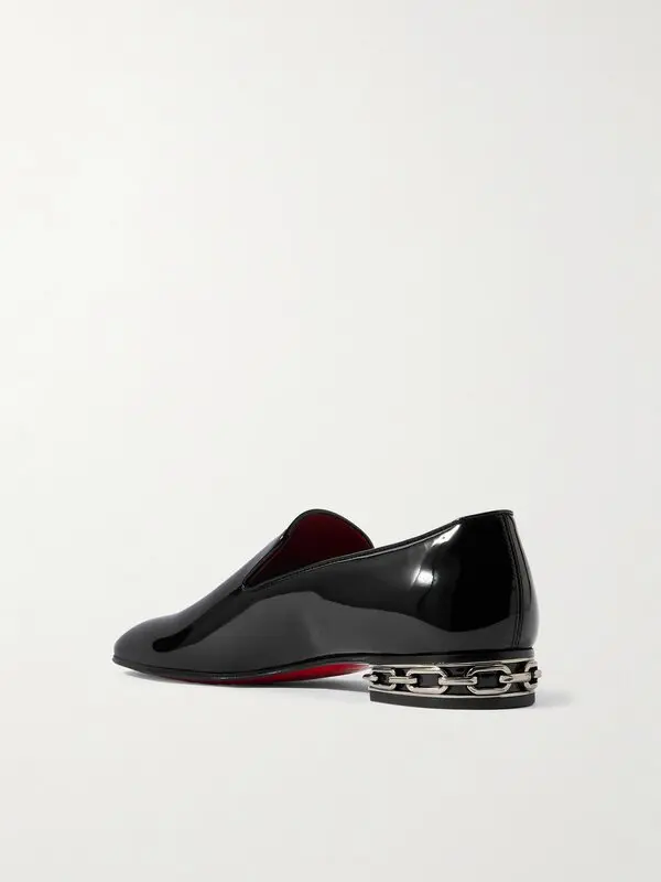 Christian Louboutin Dandy Atlas W Patent-Leather Loafers  display picture 3