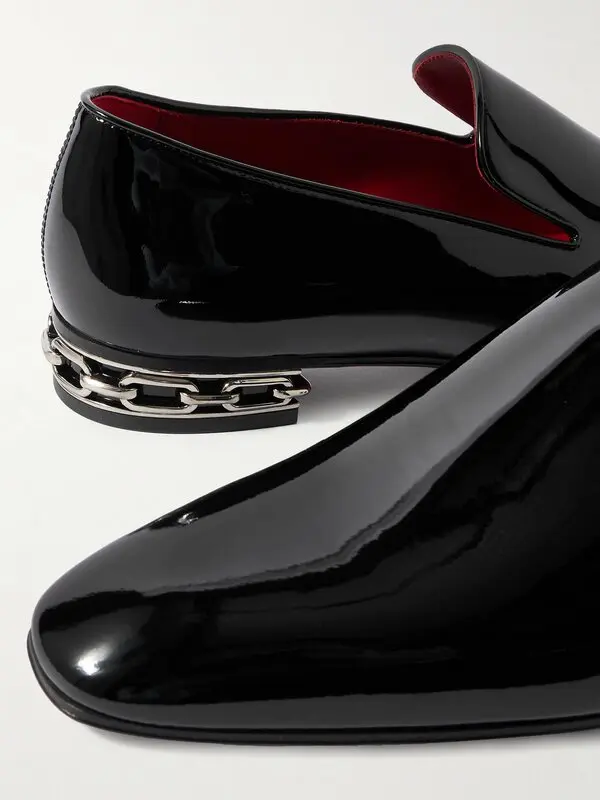 Christian Louboutin Dandy Atlas W Patent-Leather Loafers  display picture 2