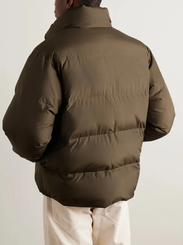 Loro Piana Lucio Quilted Storm System® Silk Jacket