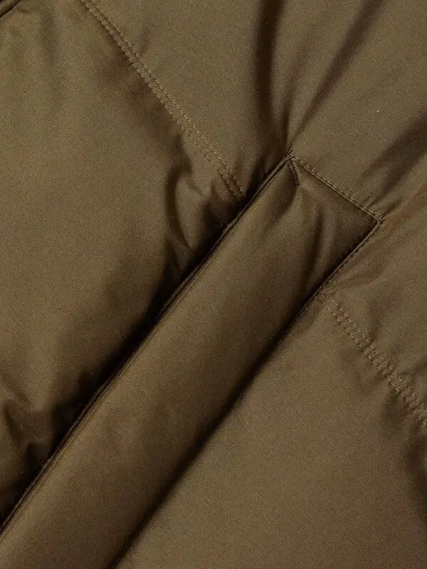 Loro Piana Lucio Quilted Storm System® Silk Jacket