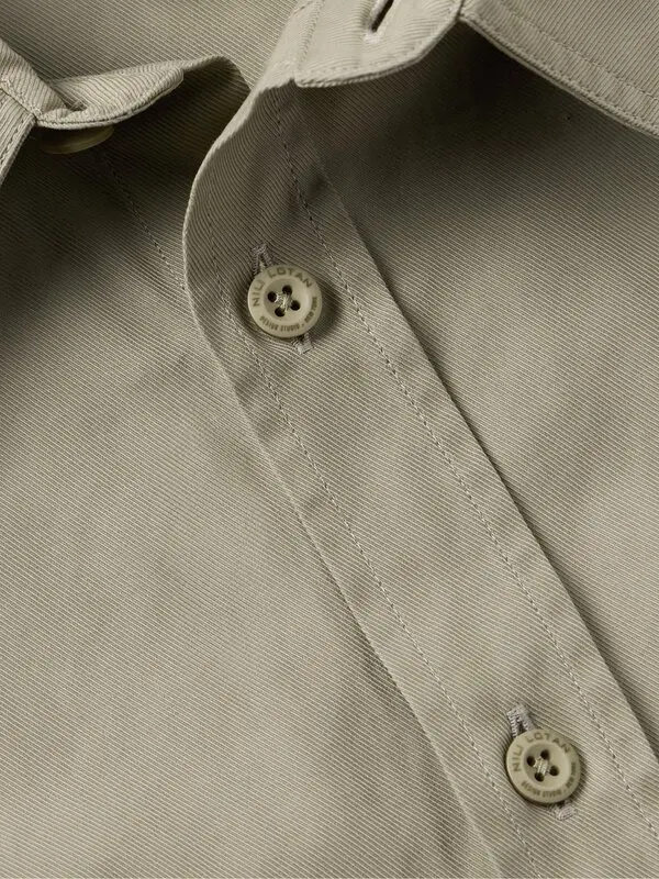 NILI LOTAN Chance Cotton-twill Shirt
