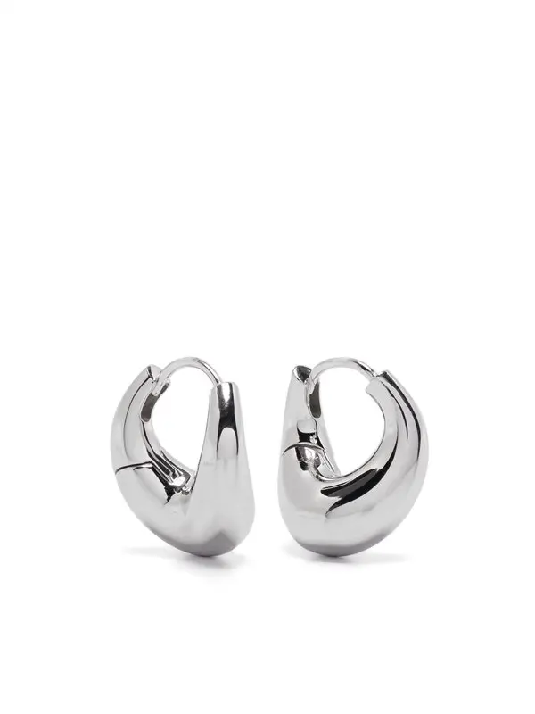 Charlotte Chesnais Lips Earrings - Silver