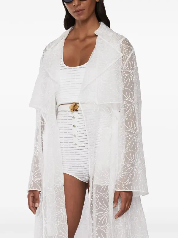 GENNY Floral Embroidered Coat