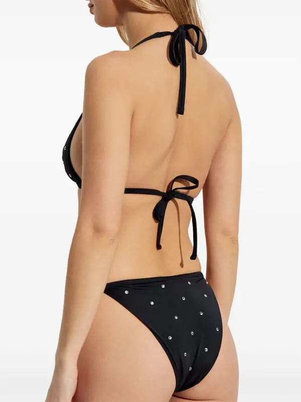 Versace Crystal-embellished Bikini Bottom