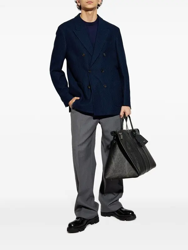 Etro Double-breasted Blazer - Blue