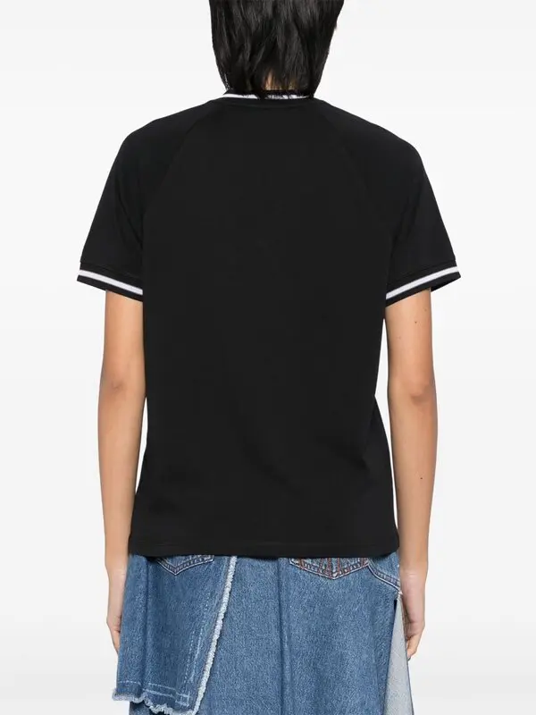 Maison Kitsuné Flash Fox Raglan T-shirt - Black
