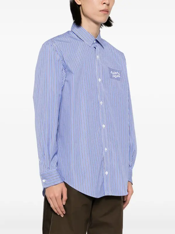 Maison Kitsuné Striped Shirt
