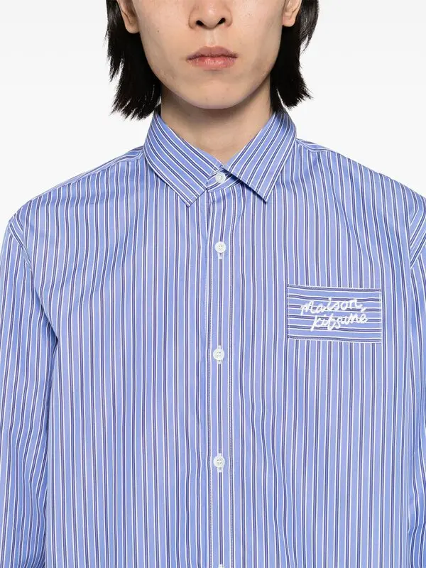 Maison Kitsuné Striped Shirt