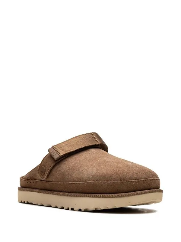 UGG Goldenstar Suede Clogs - Brown
