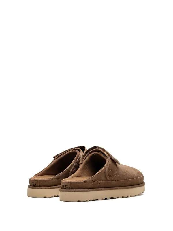 UGG Goldenstar Suede Clogs - Brown