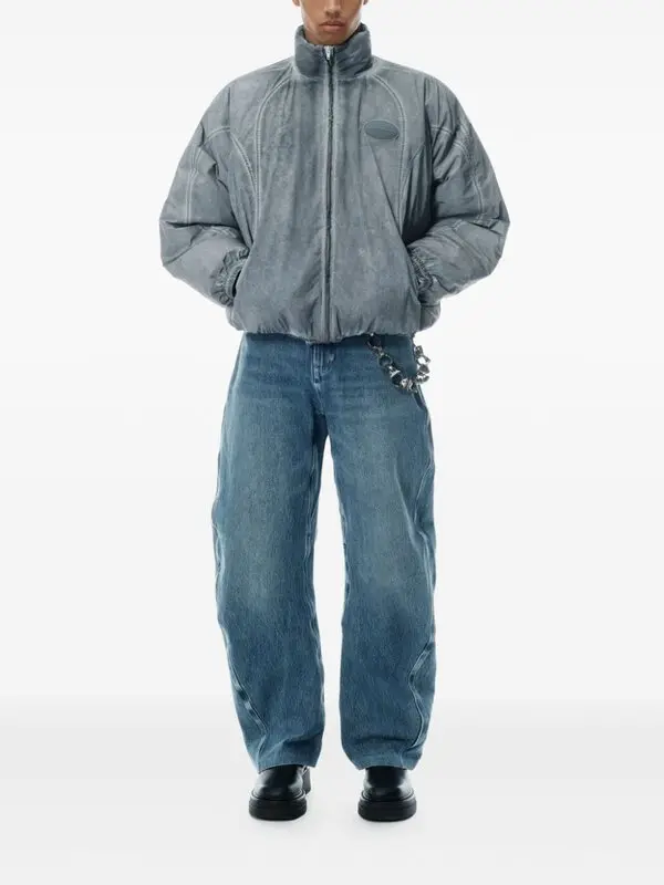 Alexander Wang Padded Track Jacket In Grey - 40% Off | Editorialist
