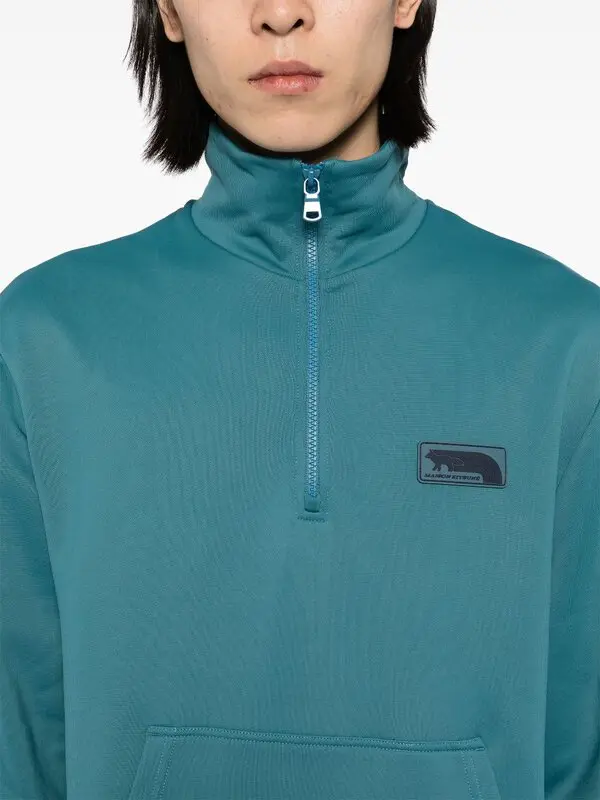 Maison Kitsuné Logo Patched Jacket