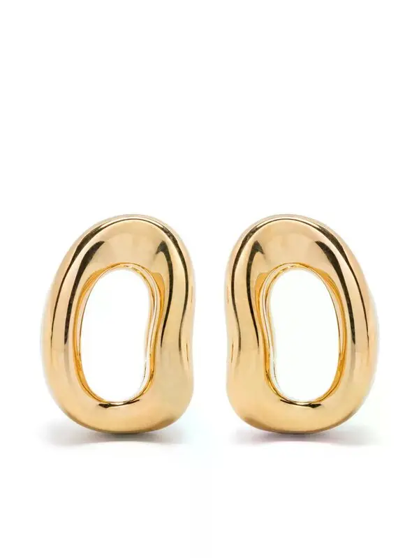 Charlotte Chesnais Shima Hoop Earrings - Gold