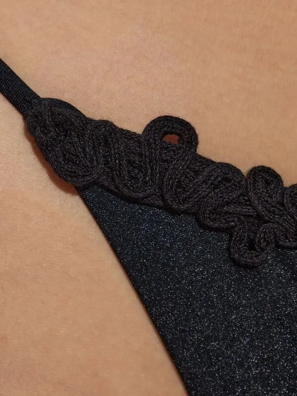 Cult Gaia Irina Bikini Bottom - Black