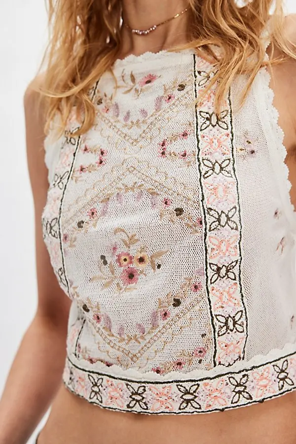 Free People Garden Party Top - Ivory