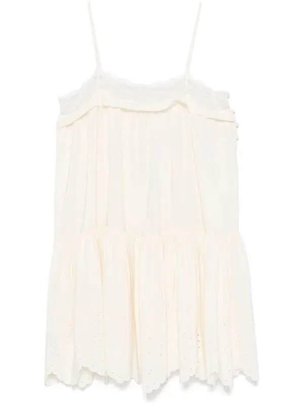 Chloé Lace-trim Mini Dress