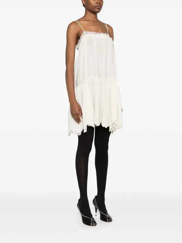 Chloé Lace-trim Mini Dress