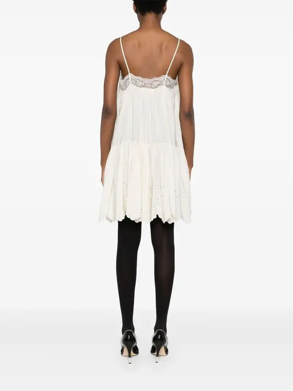 Chloé Lace-trim Mini Dress