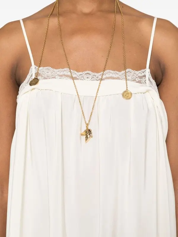 Chloé Lace-trim Mini Dress