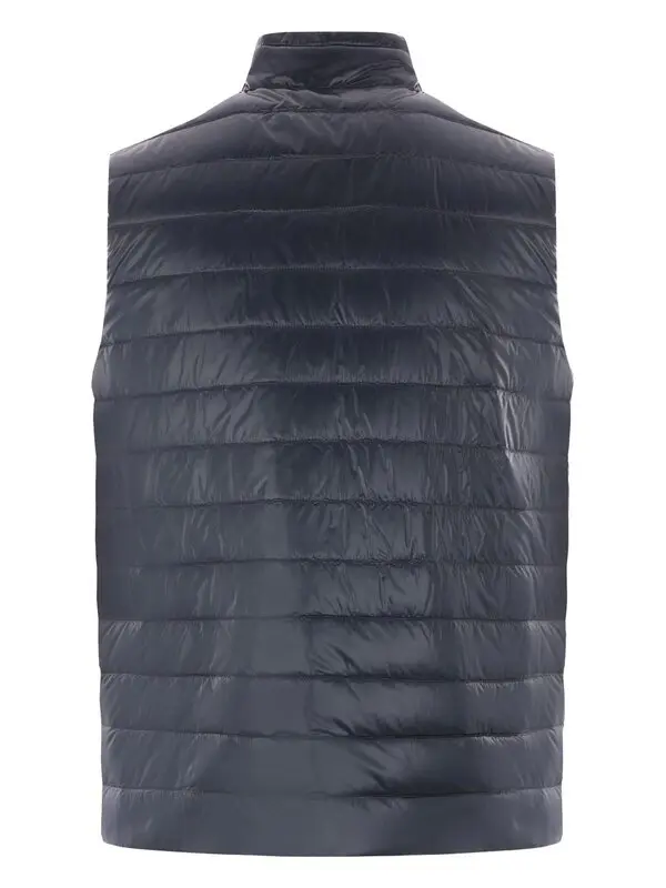 Herno Quilted Reversible Gilet - Blue