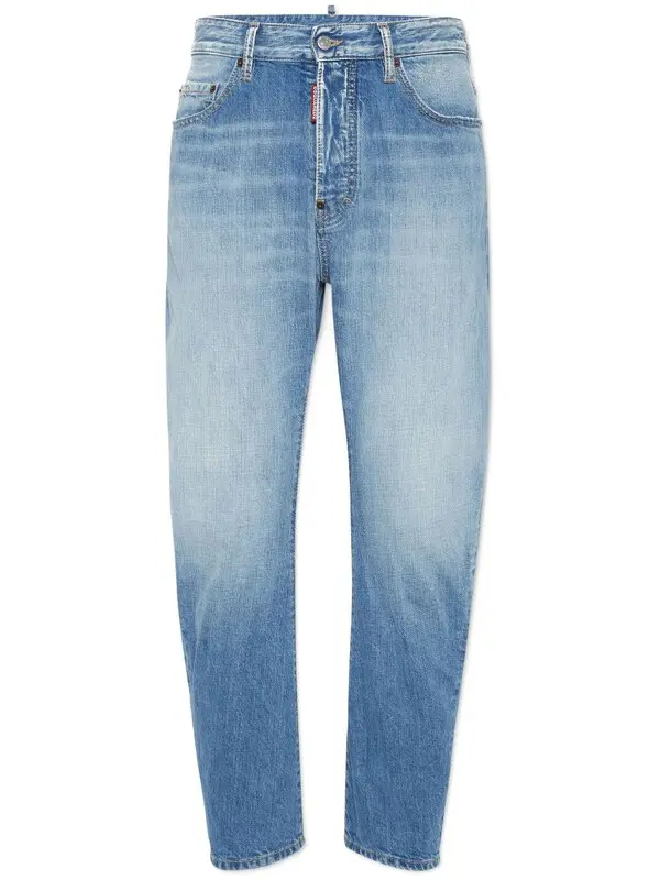 Dsquared2 Cotton Tapered Jeans - Blue