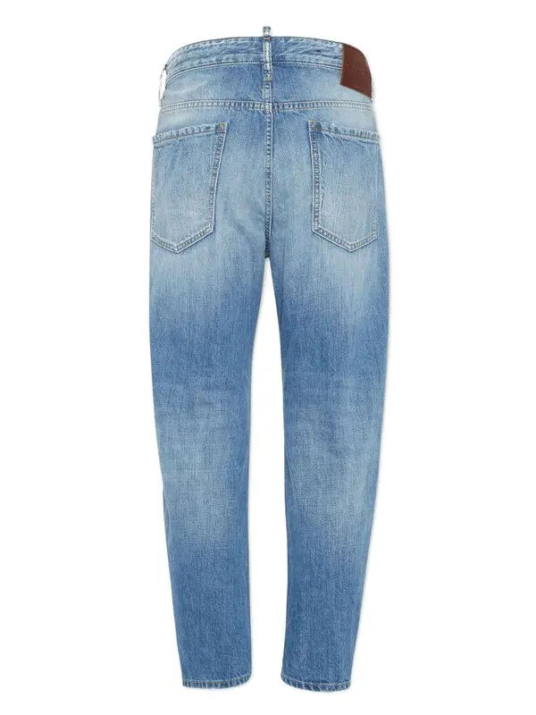 Dsquared2 Cotton Tapered Jeans - Blue
