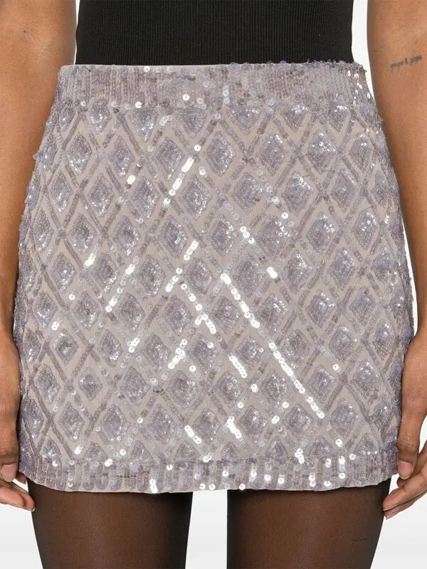 P.a.r.o.s.h Sequinned Mini Skirt