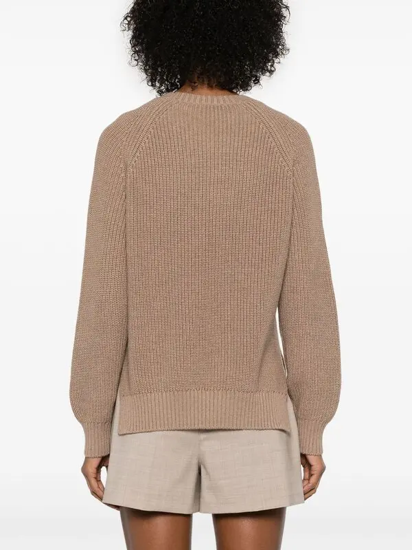 P.a.r.o.s.h Ribbed-knit Sweater - Brown