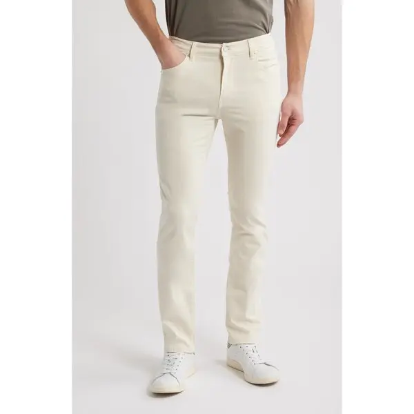 FRAME Modern Straight-leg Twill Pants - Natural