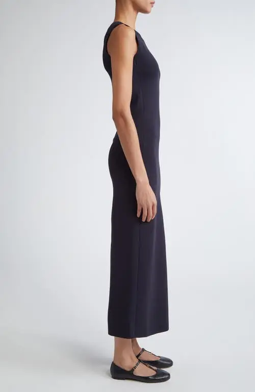 Max Mara Visiera Sleeveless Jersey Dress - Navy