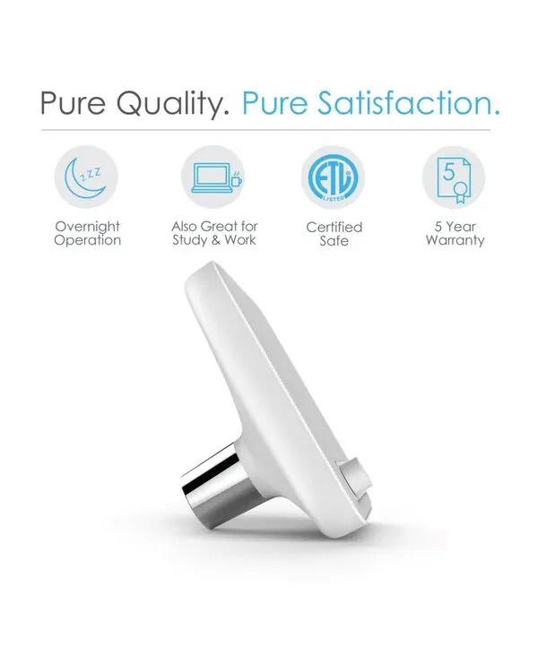 PURE ENRICHMENT Wave Sleep Therapy Sound Machine Black