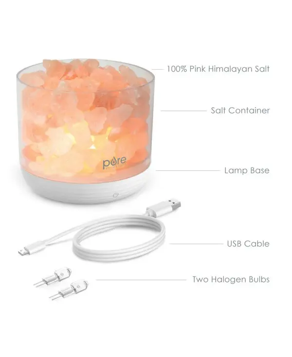 PURE ENRICHMENT Pureglow Usb Salt Lamp