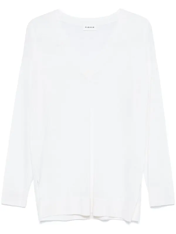 P.a.r.o.s.h V-neck Sweater - White
