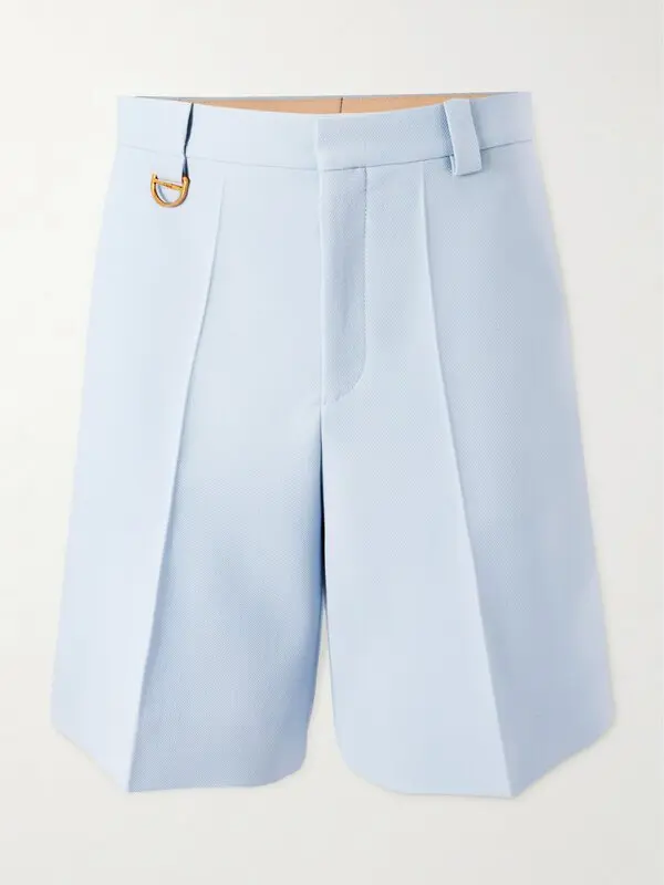Chloé Wool-crepe Shorts