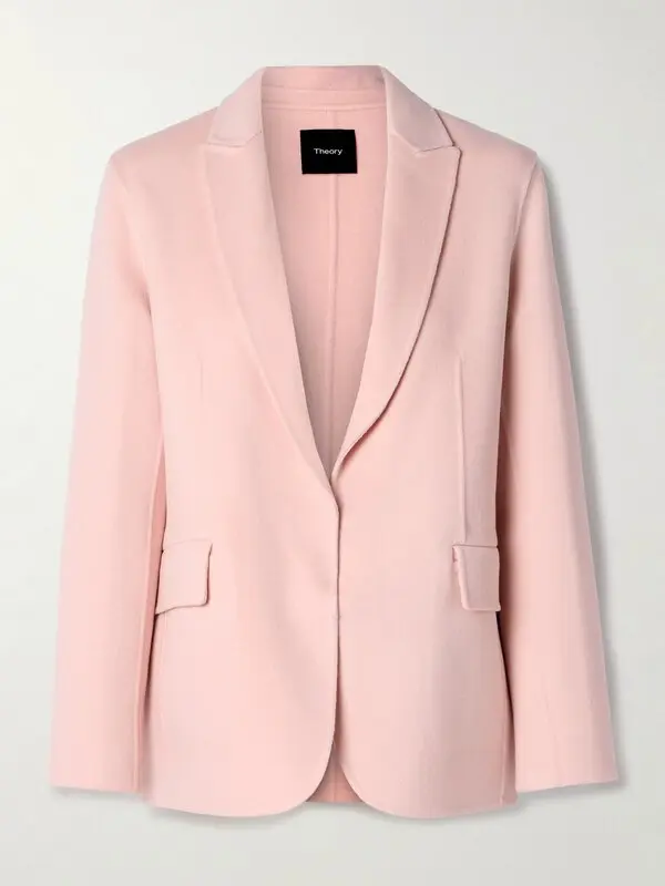 Theory Wool And Cashmere-blend Felt Blazer