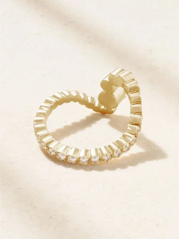 Sophie Bille Brahe Ocean Ensemble 18-karat Recycled Diamond Ring